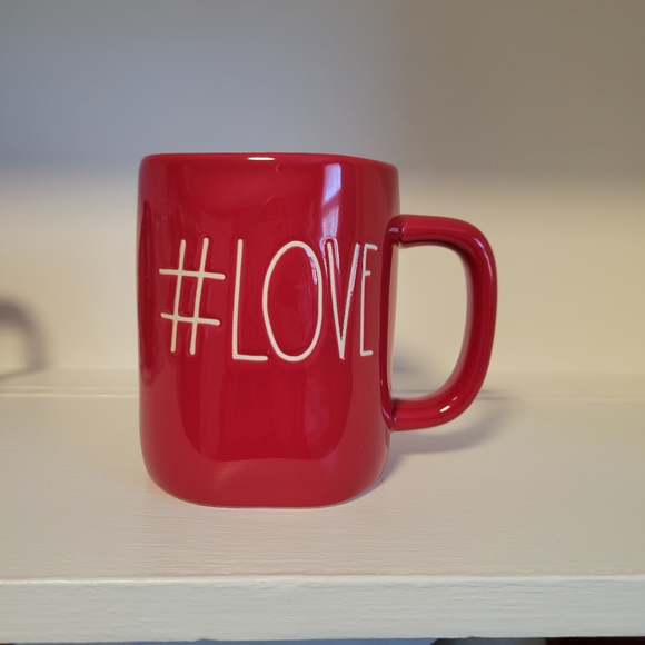 Rae Dunn | Dining | Rae Dunn Love Red Mug Brand New | Poshmark